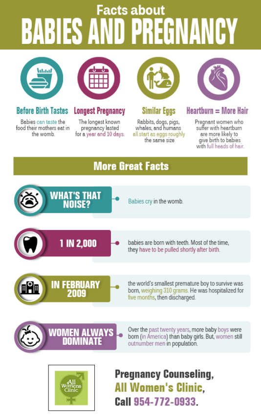 Facts about Babies and Pregnancy | Shared Info Graphics