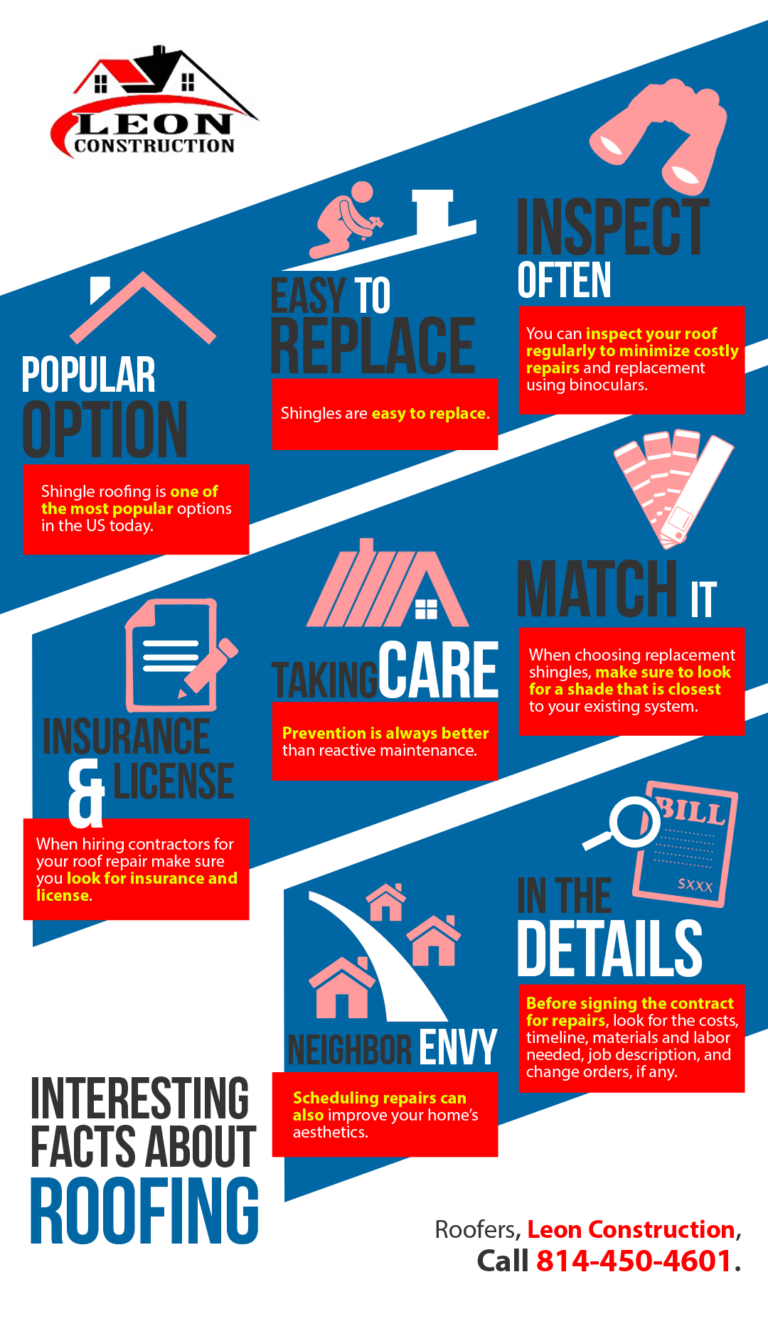 Interesting Facts About Roofing | Shared Info Graphics