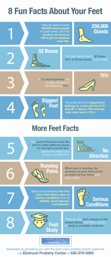 8 Fun Facts About Your Feet | Shared Info Graphics