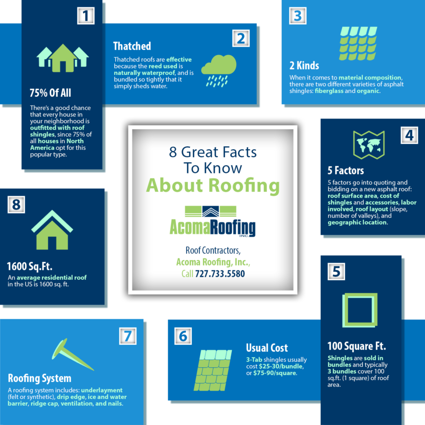 8 Great Facts to Know About Roofing | Shared Info Graphics
