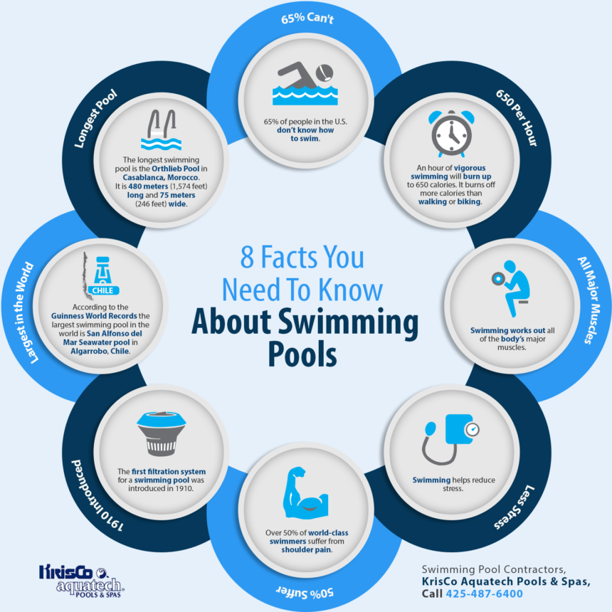 8 Facts You Need to Know About Swimming Pools | Shared Info Graphics